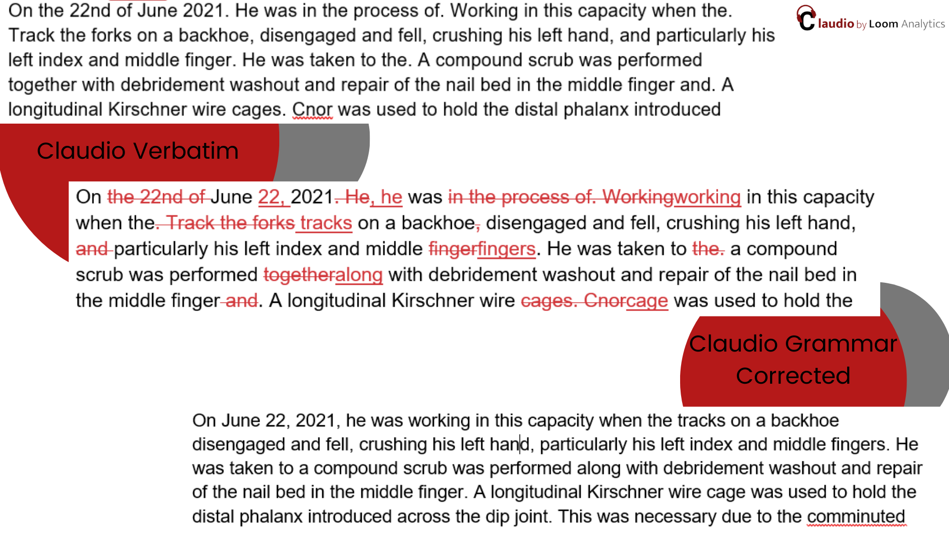 Grammar Ready Transcripts