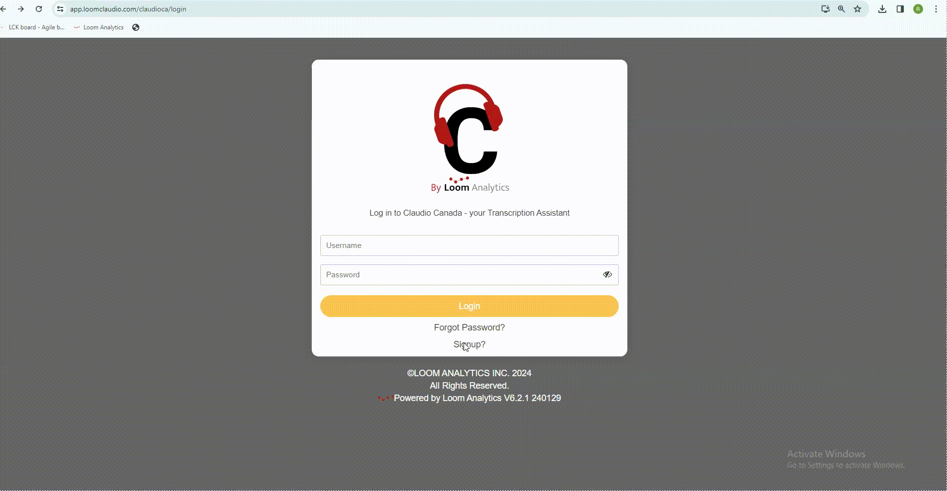 How do I register for a Claudio account?