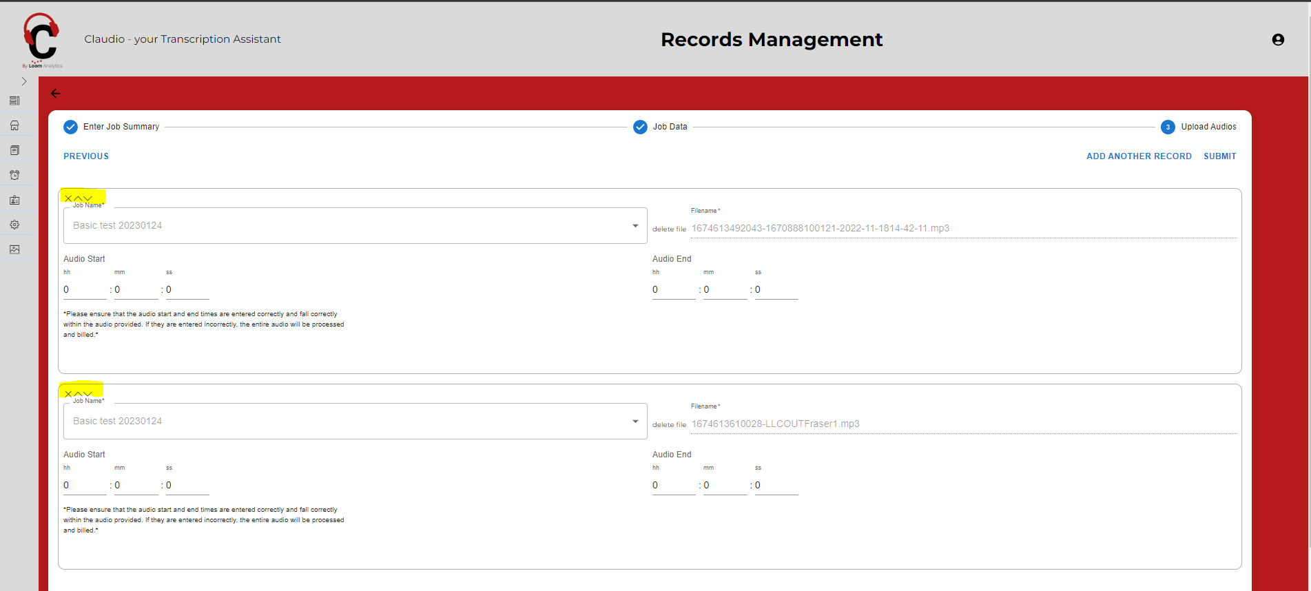 My Job Has Multiple Audio Files Should I Submit Each Audio Separately Or Is There A Better Option